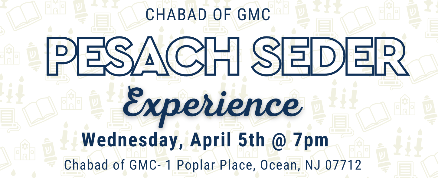 Passover Seder - Wednesday, April 5th 2023 at 7pm - Chabad of Greater ...